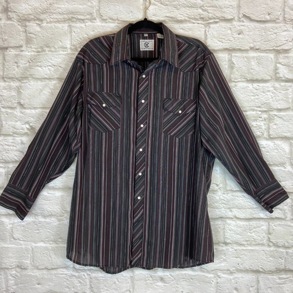 Corral West Ranch Wear | Shirts | Vintage Corral West Ranch Wear Mens ...